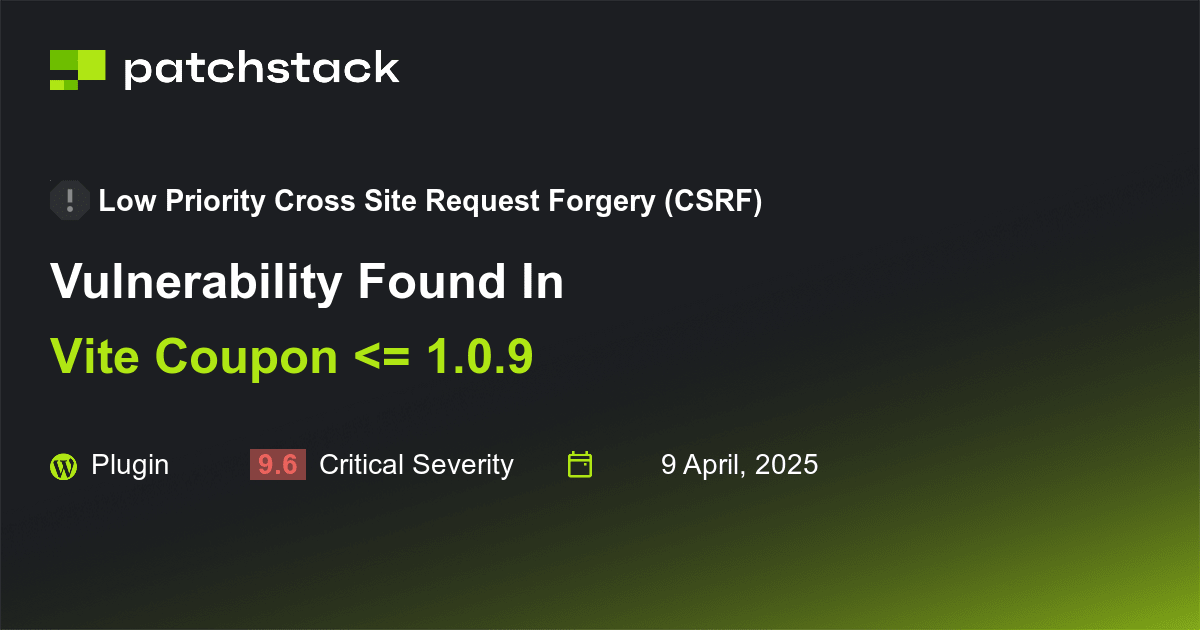 WordPress Vite Coupon plugin